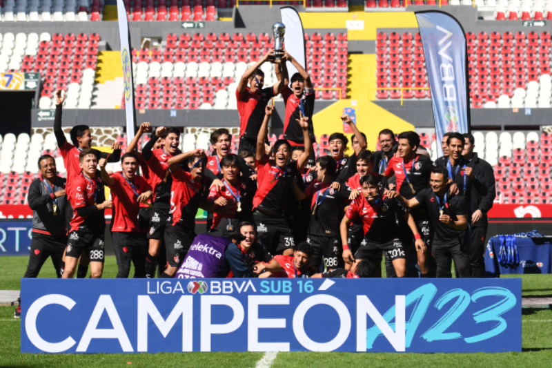 Atlas Sub-16 son campeones del Apertura 2023 - Noti Sports