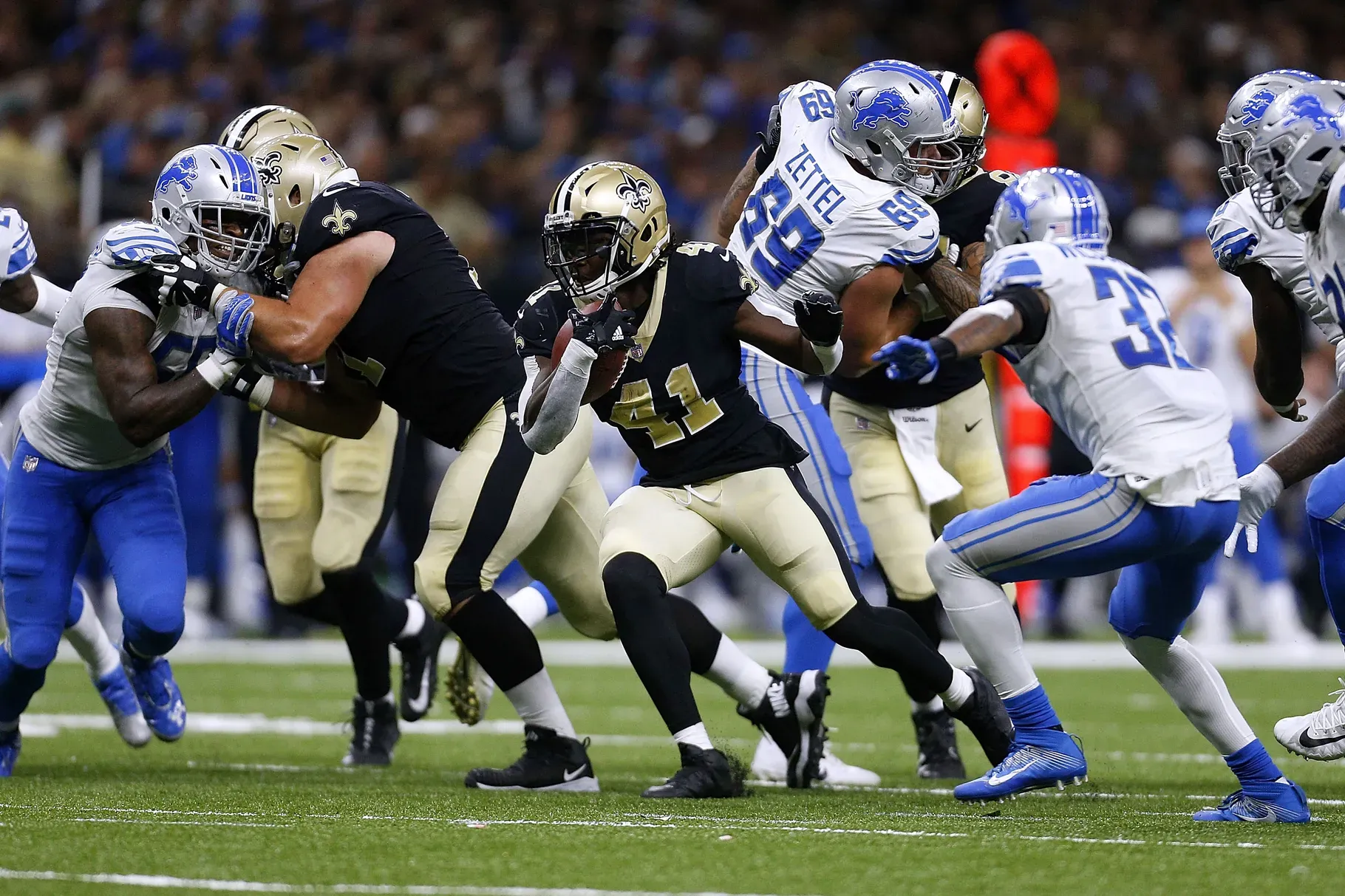 Saints buscan revivir ante unos poderosos Lions