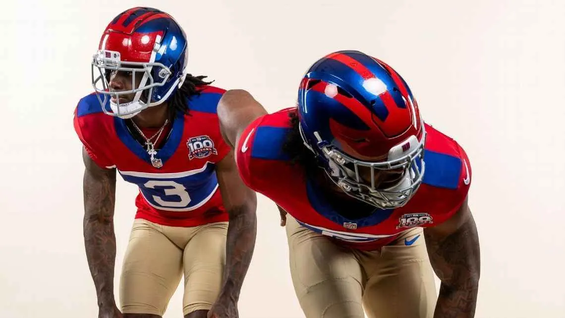 NY Giants celebran 100 años con uniforme especial - Noti Sports